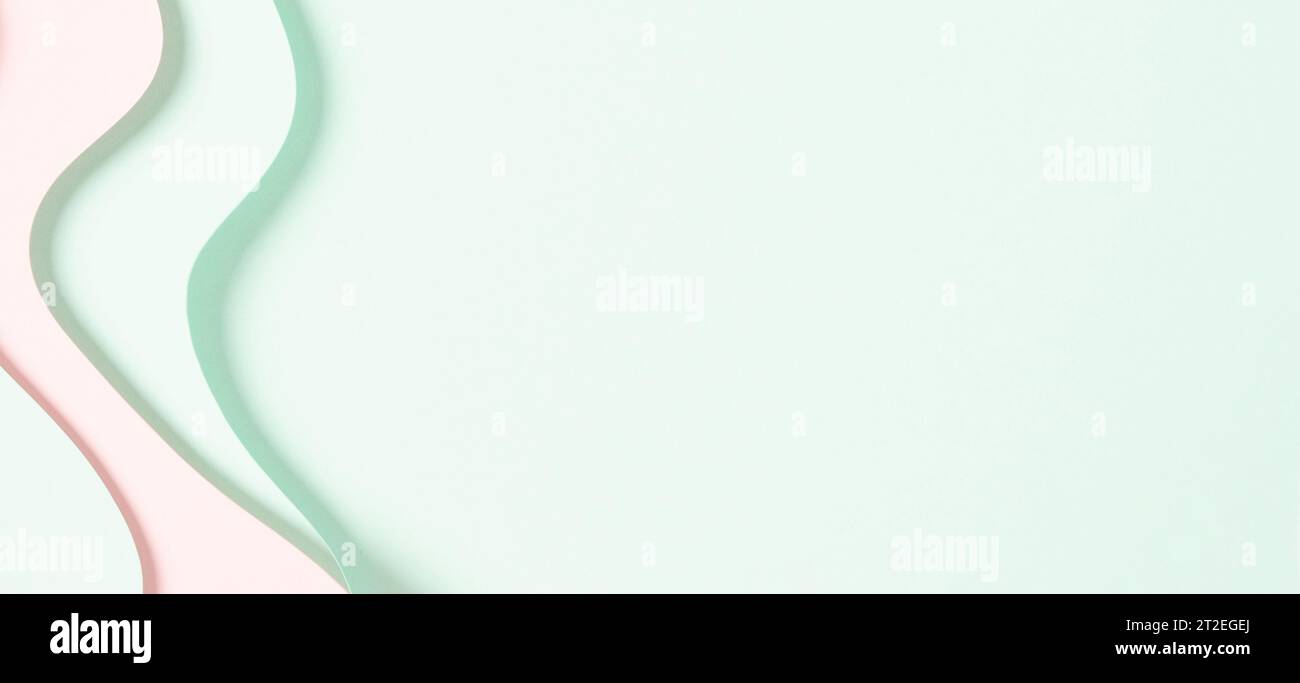 Abstract pastel colored paper texture background. Minimal paper cut ...