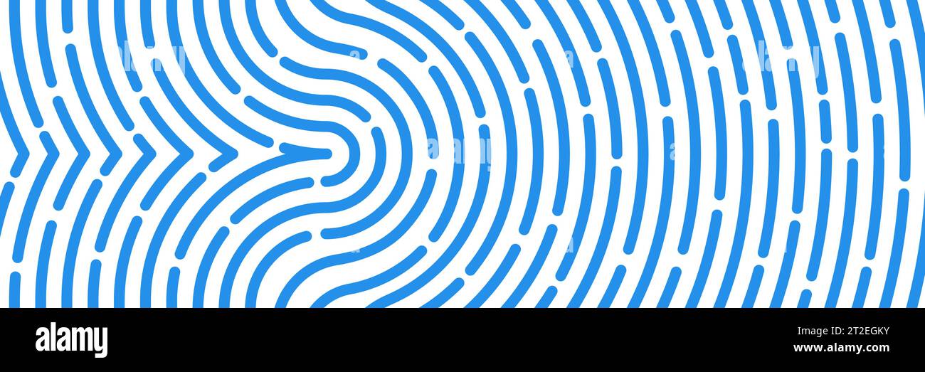 Fingerprint pattern background, finger print code banner. Vector ...