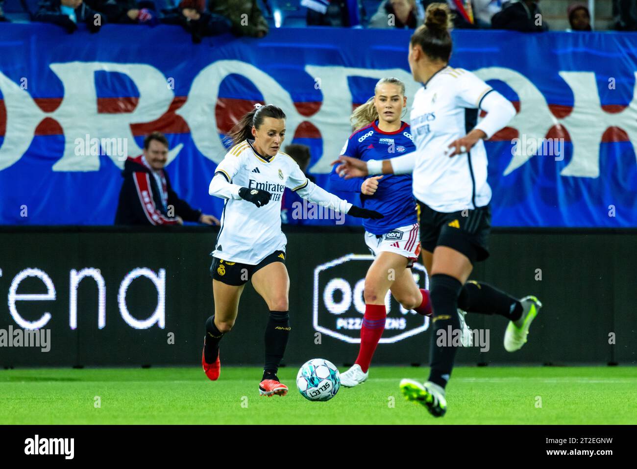 Oslo, Norway. 18th Oct, 2023. Hayley Raso (15) of Real Madrid seen ...