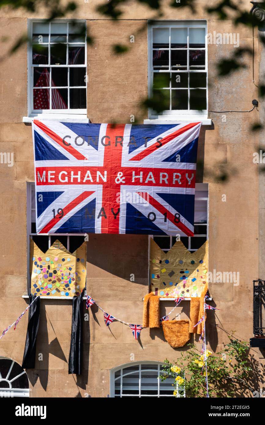 House display in Windsor during the Royal Wedding of Prince Harry and ...