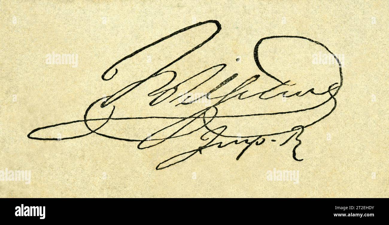 Europa, Deutschland, Kaiser Wilhelm I. , Unterschrift , ursprünglich ...