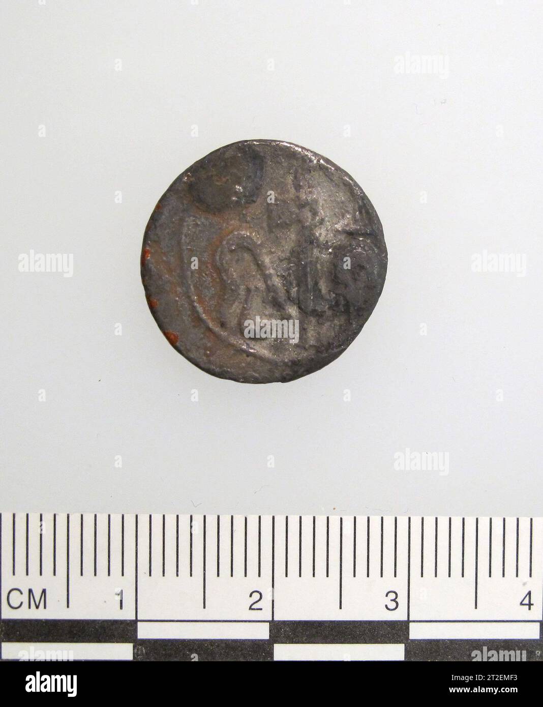 Silver denarius of Julius Caesar Roman, Gaul 49–48 BCE Stock Photo - Alamy