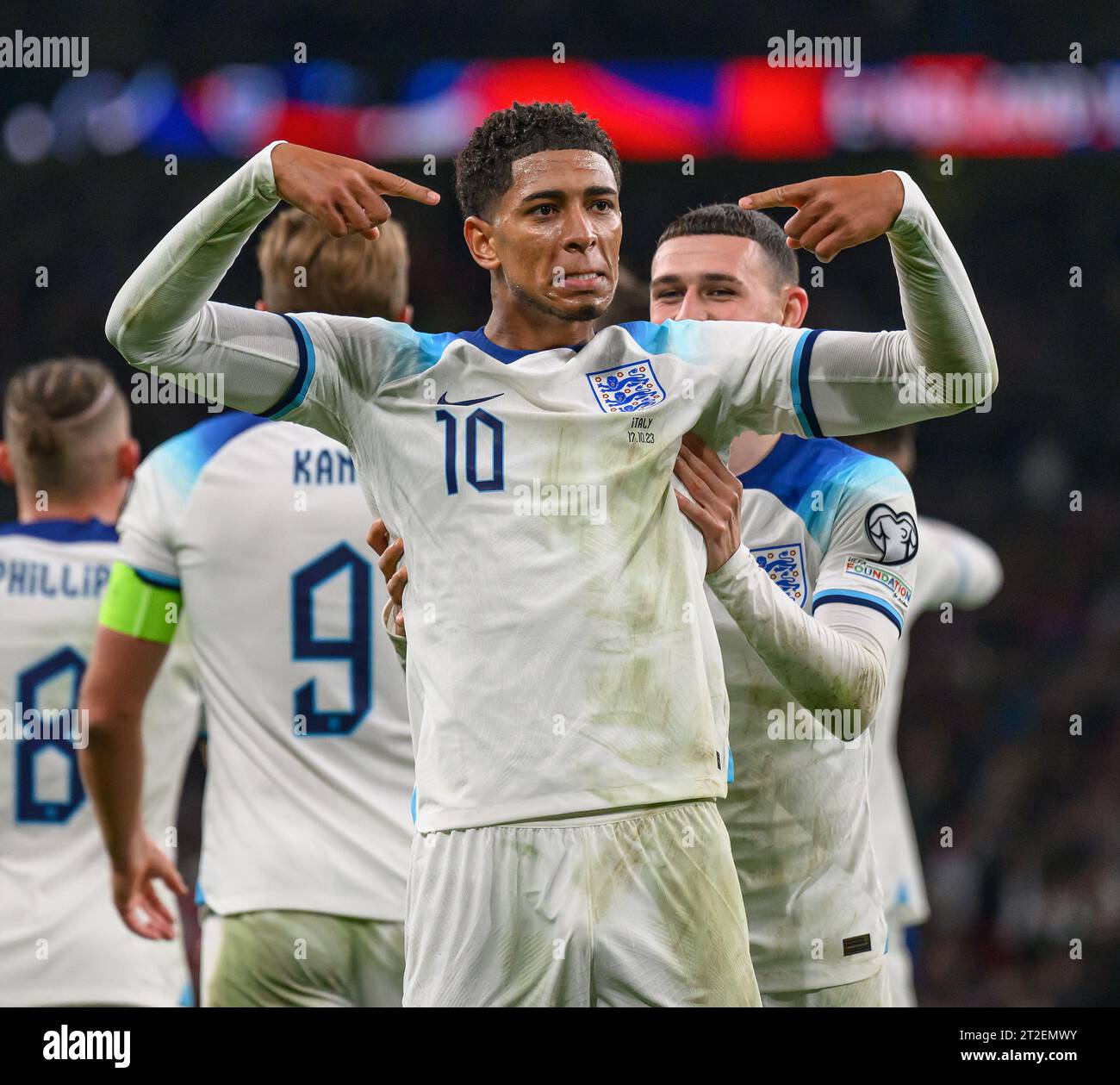 Jude bellingham 2023 celebrates hi-res stock photography and images - Alamy