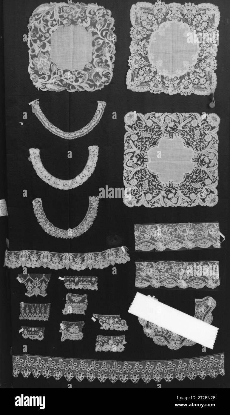 Handkerchief border Black and White Stock Photos & Images - Alamy