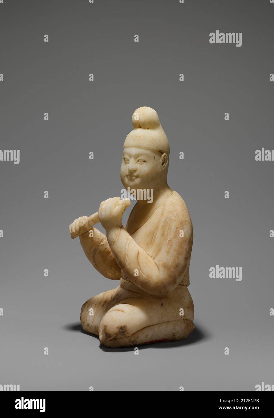 Seated Musician China Tang dynasty (618–907) This amiable flute (chi ...