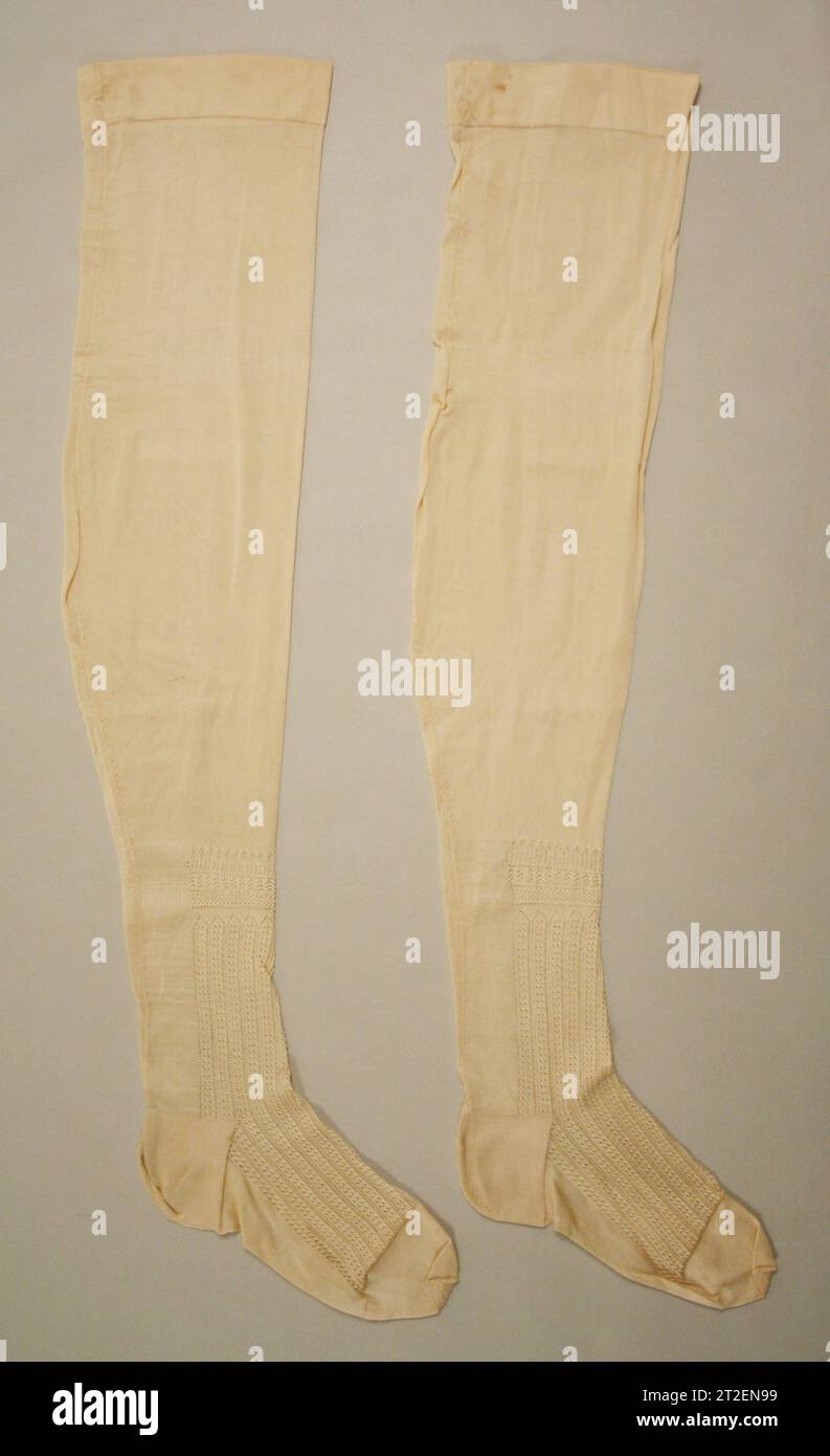 Stockings French ca. 1894 Stock Photo - Alamy