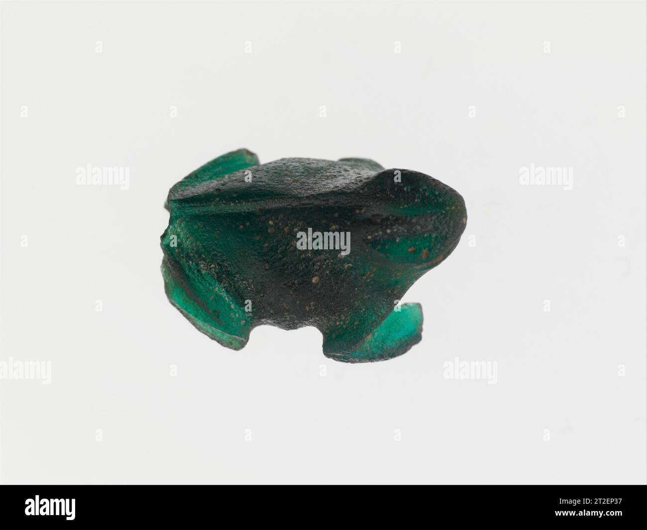Glass pendant in the form of a frog Greek, possibly Egyptian 3rd–1st ...
