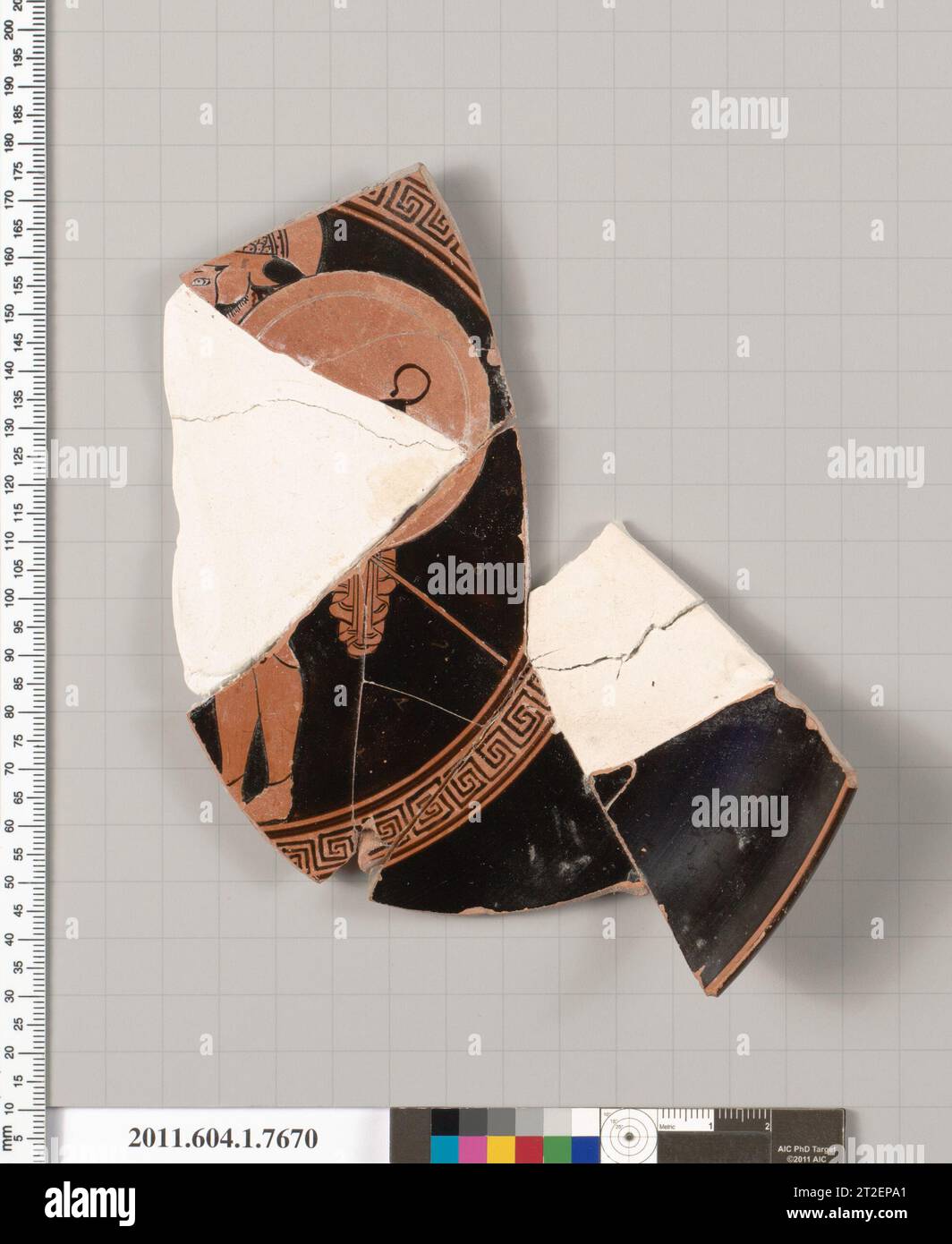 Terracotta fragment of a kylix (drinking cup) Attributed to the Boot ...