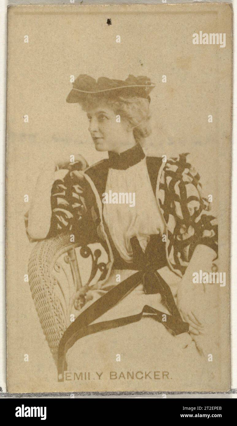 Emily Bancker, from the Actors and Actresses series (N145-8) issued by ...