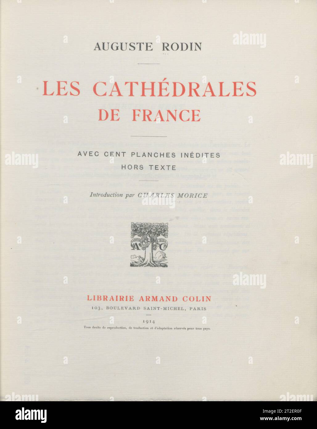 Les cathédrales de France Author Auguste Rodin French Author Charles ...