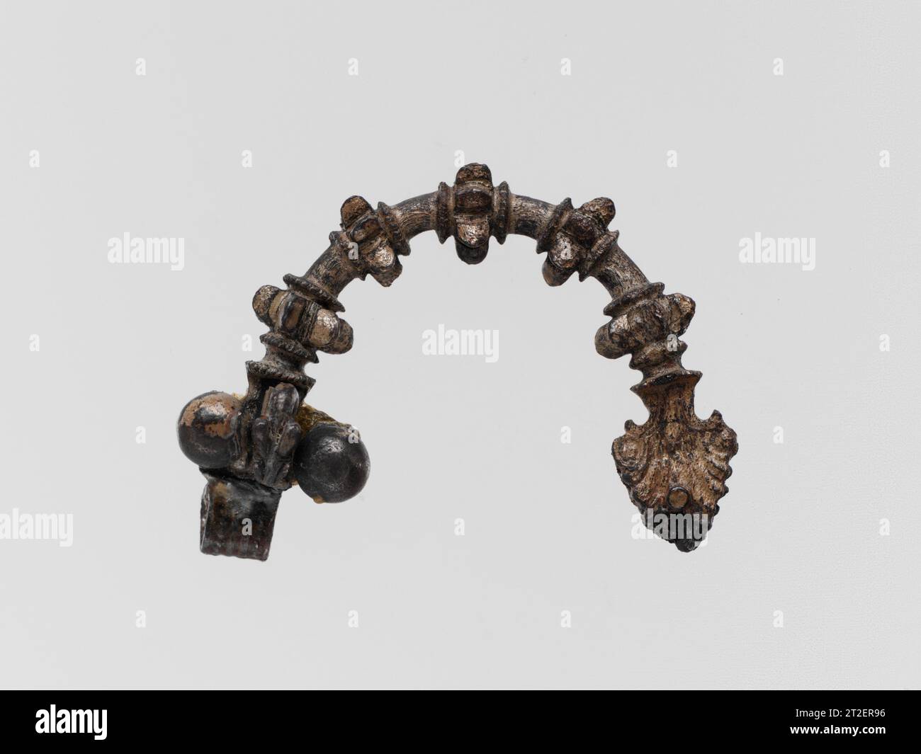 Silver fibula (fibula) Greek 5th–4th century BCE This type of fibula ...