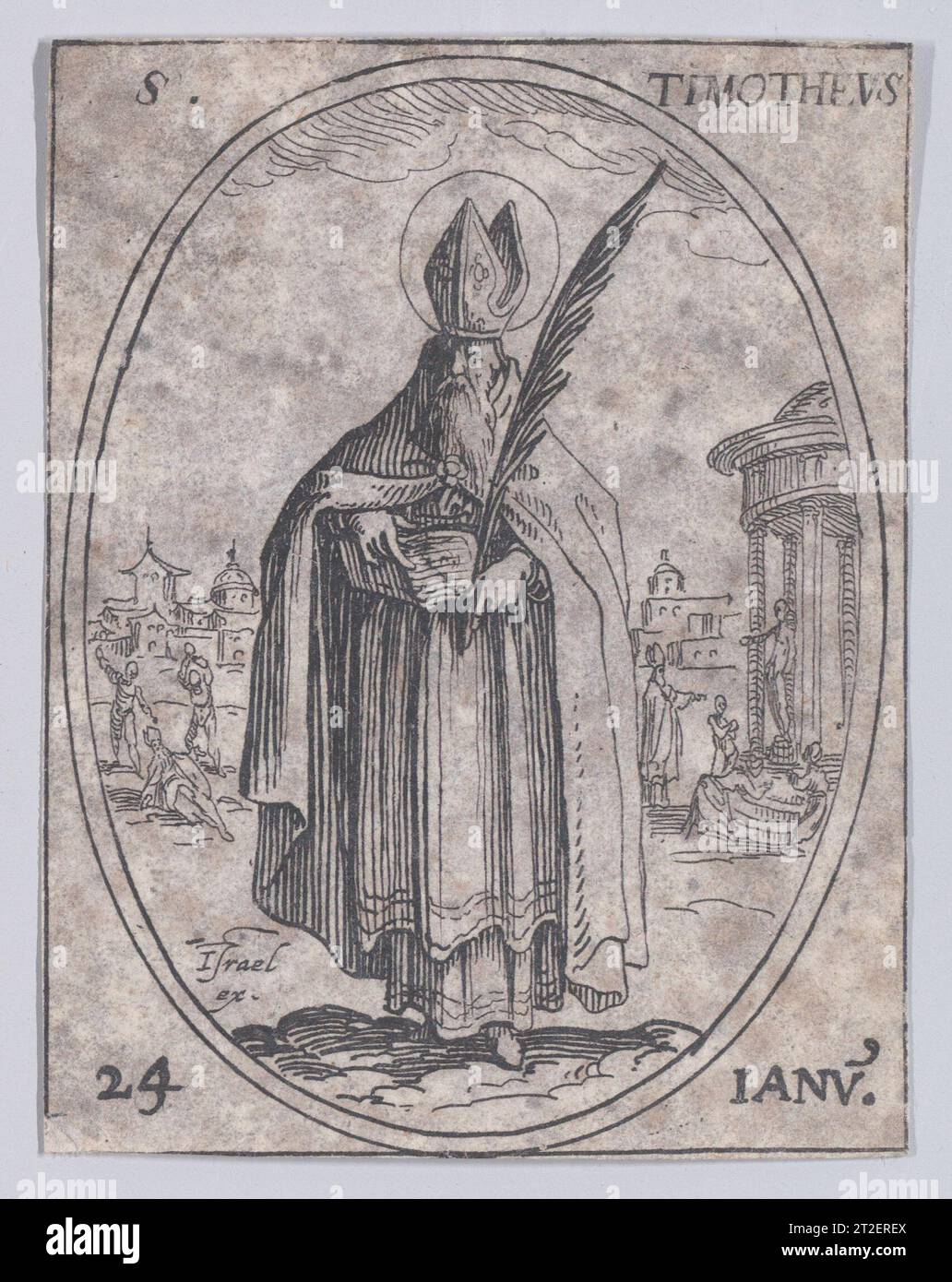S. Timothée (St. Timothy), January 24th, from "Les Images De Tous Les ...