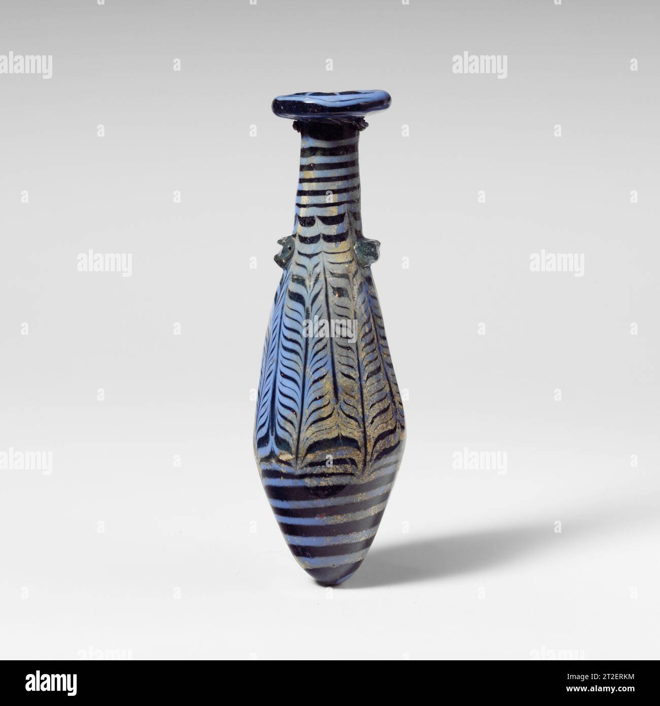 Glass alabastron (perfume bottle) Greek, Eastern Mediterranean 2nd–1st ...