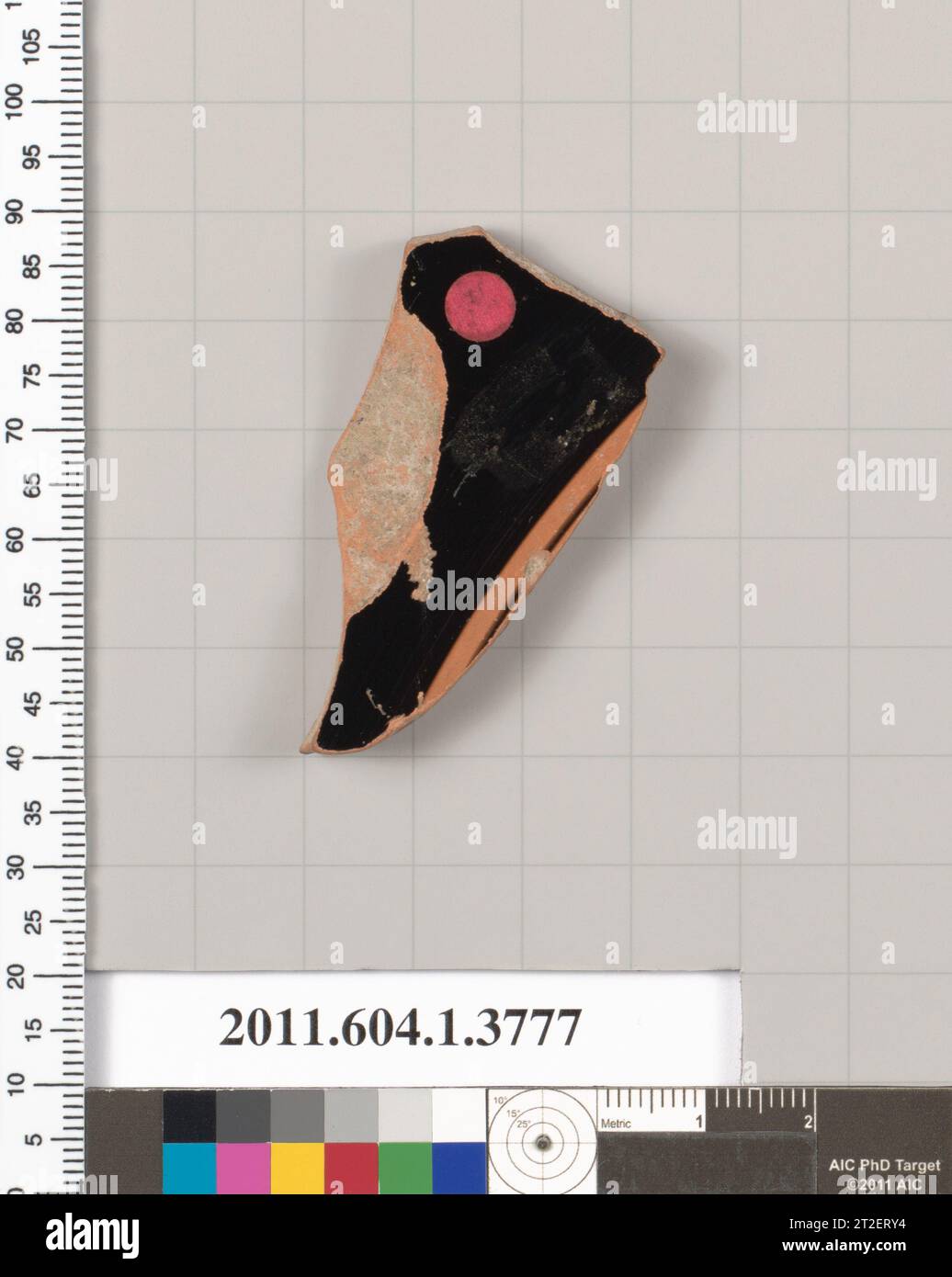 Terracotta fragment of a kylix (drinking cup) Greek, Attic 520–500 BCE ...