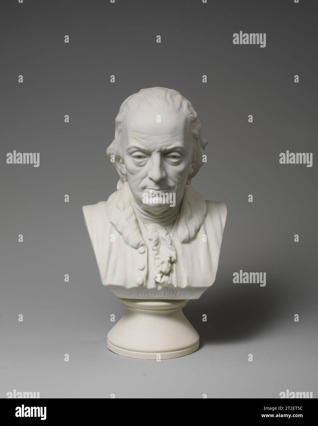 Bust of Benjamin Franklin Designed by Isaac Broome American ...