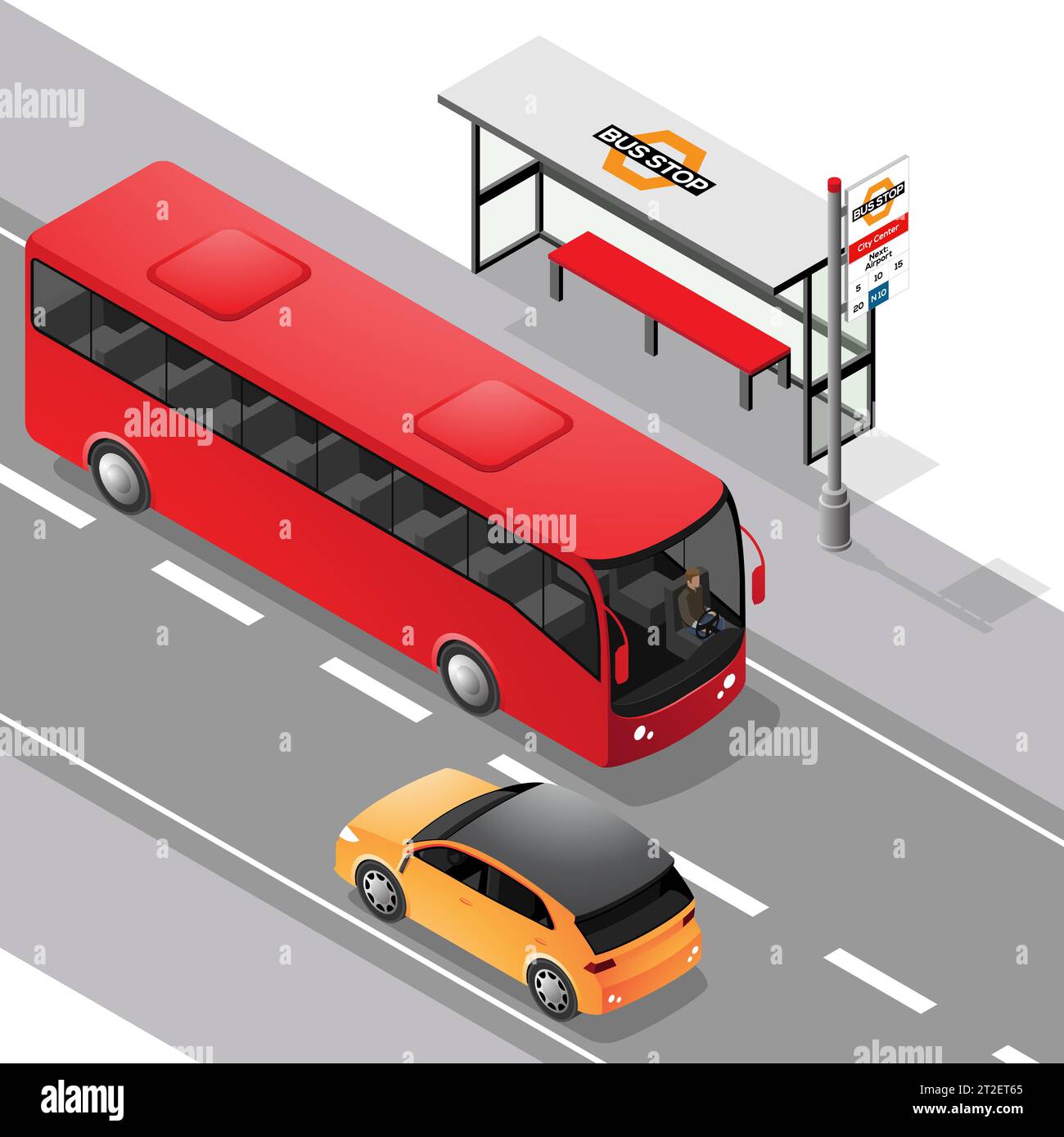 Back seat on bus Stock Vector Images - Alamy