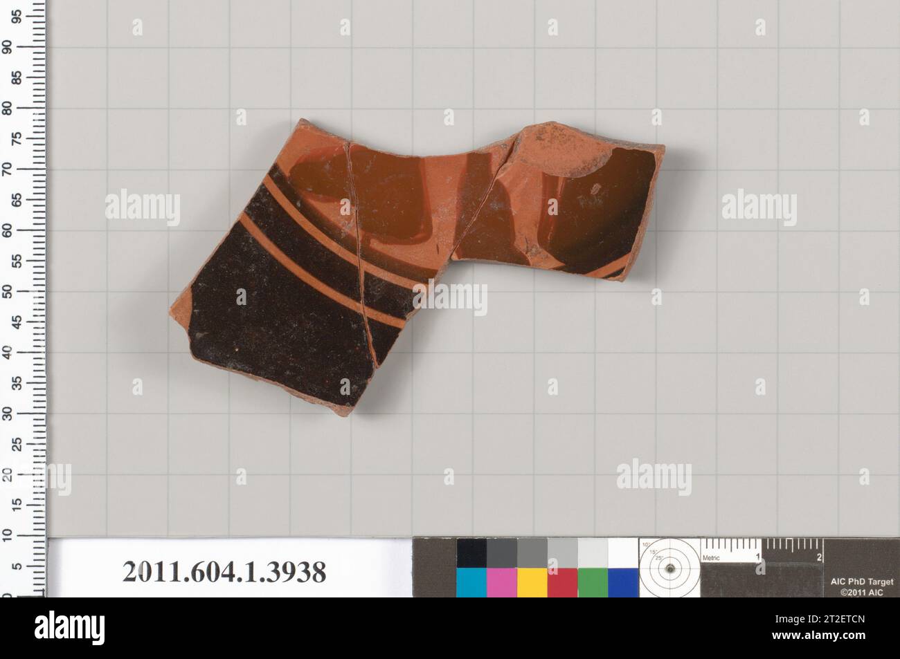 Terracotta fragment of a kylix (drinking cup) Greek, Attic 500–470 BCE ...