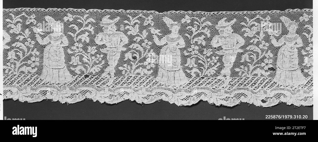 Edging French or British late 19th century The Metropolitan Museum's great lace collection was ...