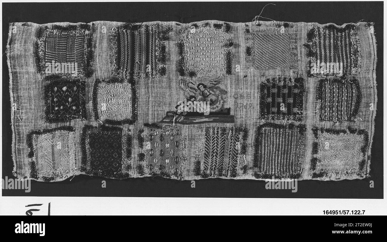 Embroidered darning sampler Dutch 1769 Stock Photo - Alamy