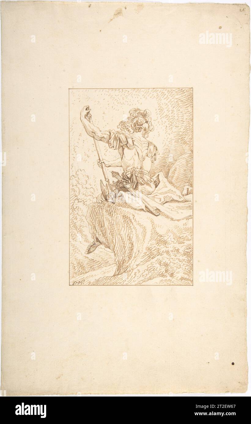 Roman Warriors Johann Elias Ridinger German 1700–1767 Stock Photo - Alamy