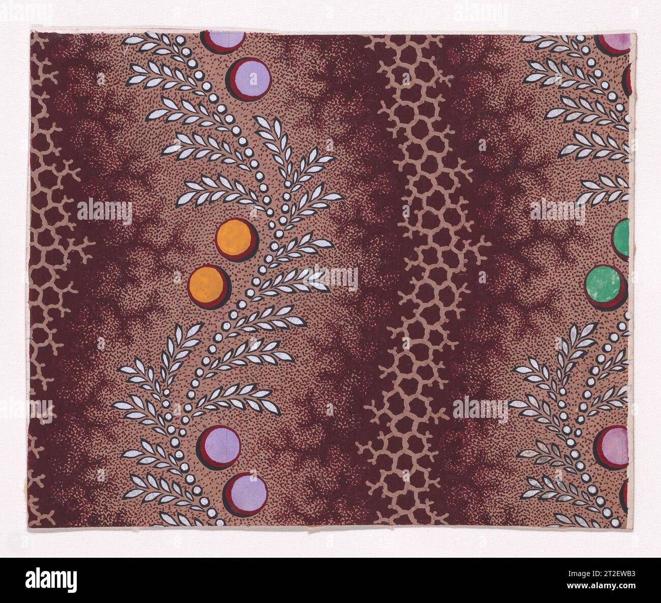 Textile Design with Alternating Vertical Strips of Undulating Honeycomb ...