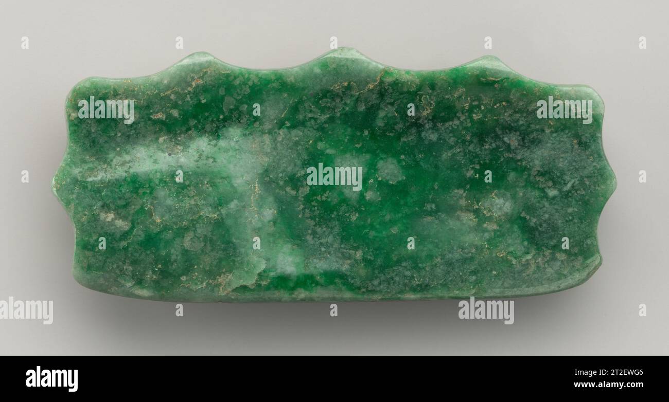 Pendant Maya 7th–5th century BCE This green jade pendant is carved with ...