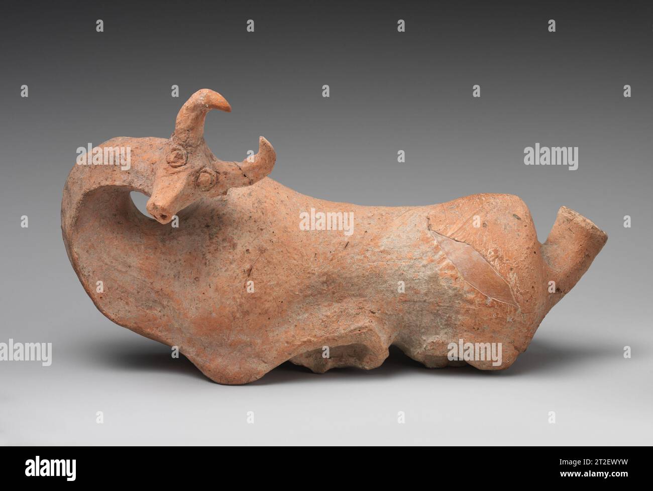 Jug in the form of a recumbent bull Iran ca. 7th–6th century BCE This ...