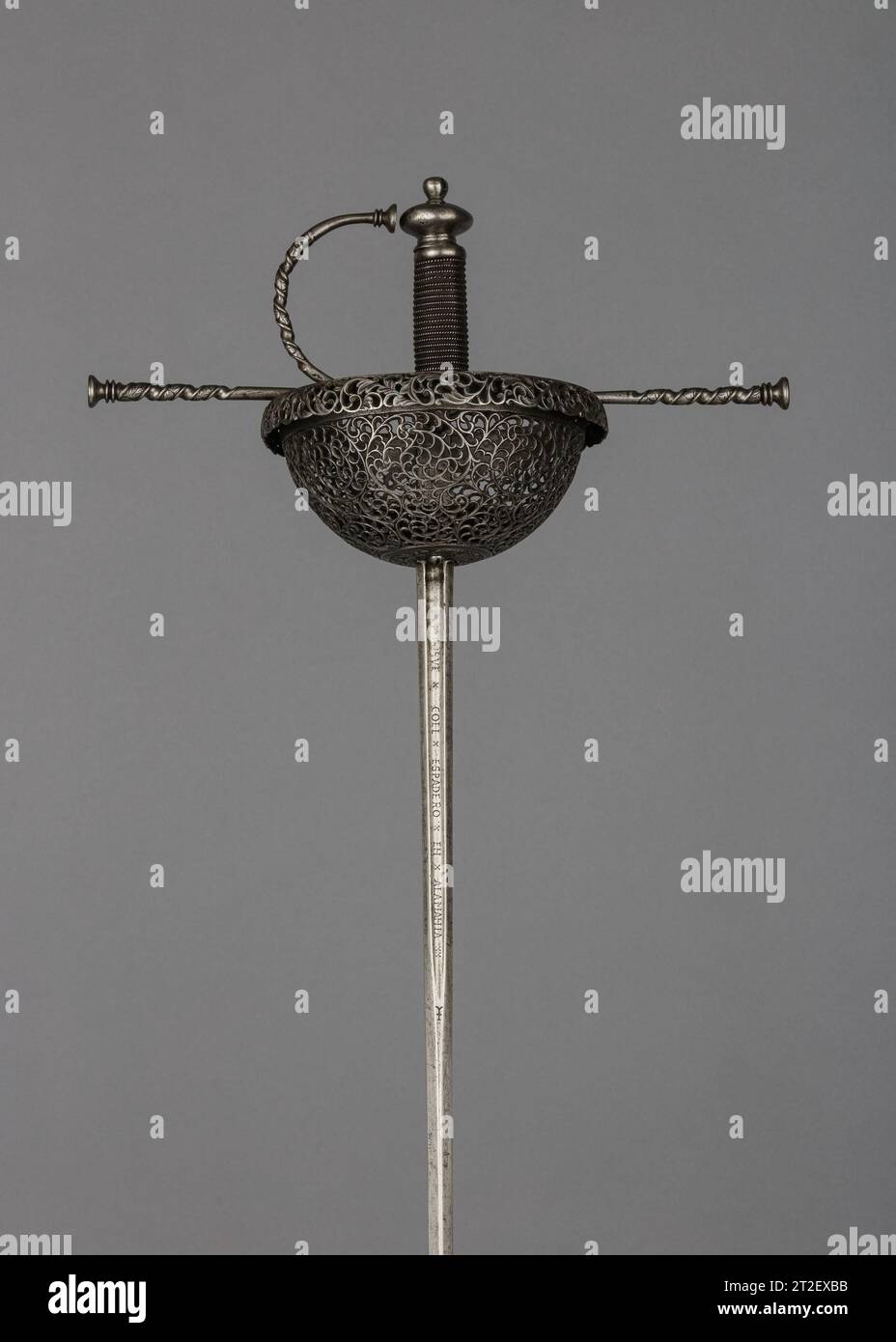 Cup-Hilted Rapier hilt, Spanish; blade, German ca. 1650 The rapier was ...