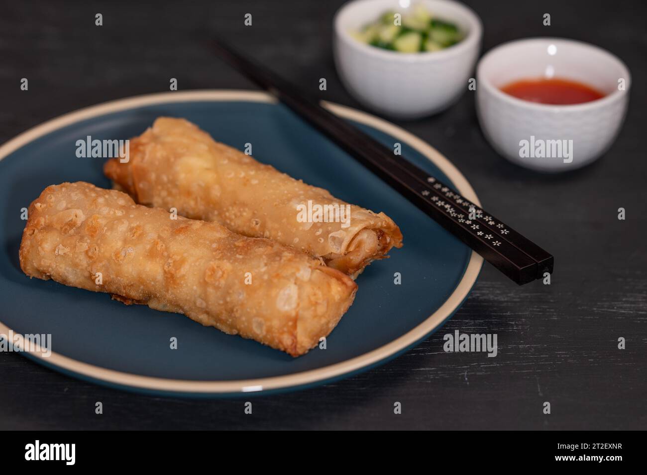 Fried springrolls hi-res stock photography and images - Alamy