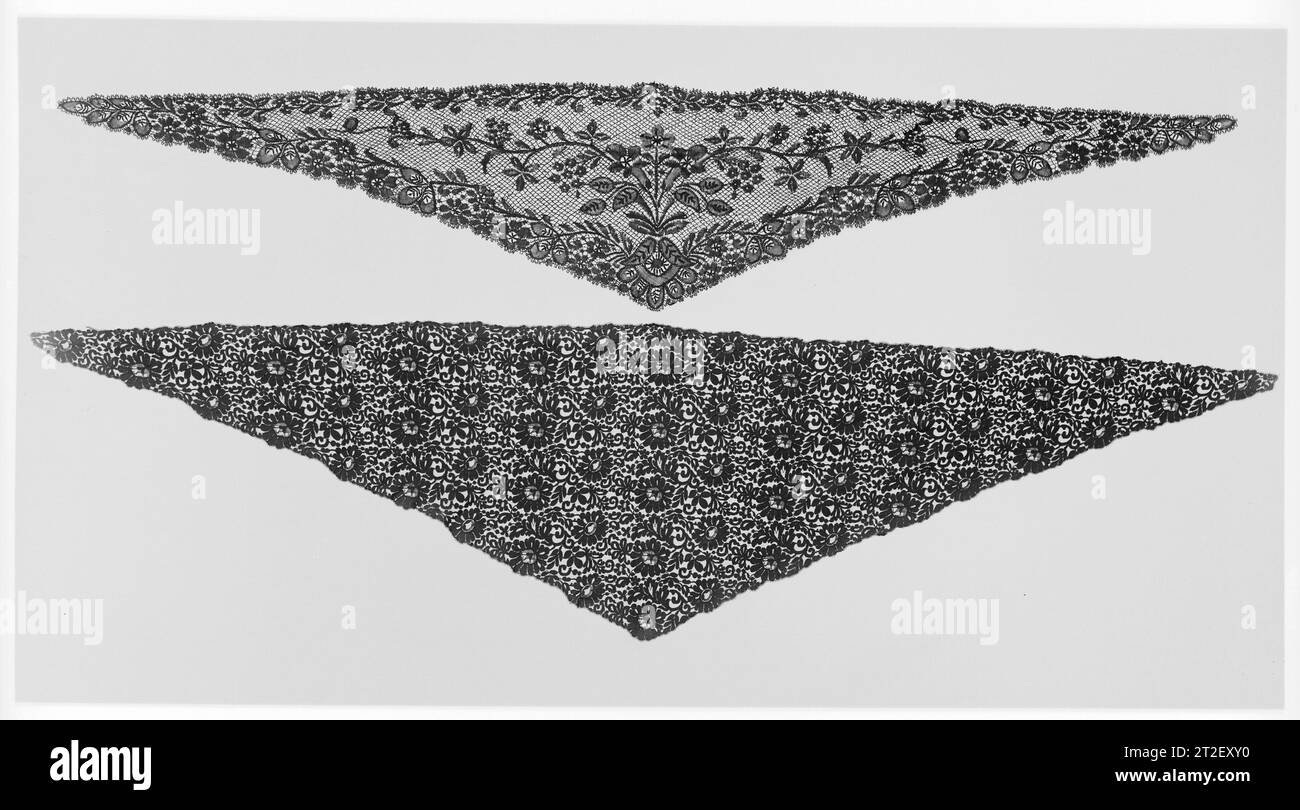 Silk bobbin lace Black and White Stock Photos & Images - Alamy
