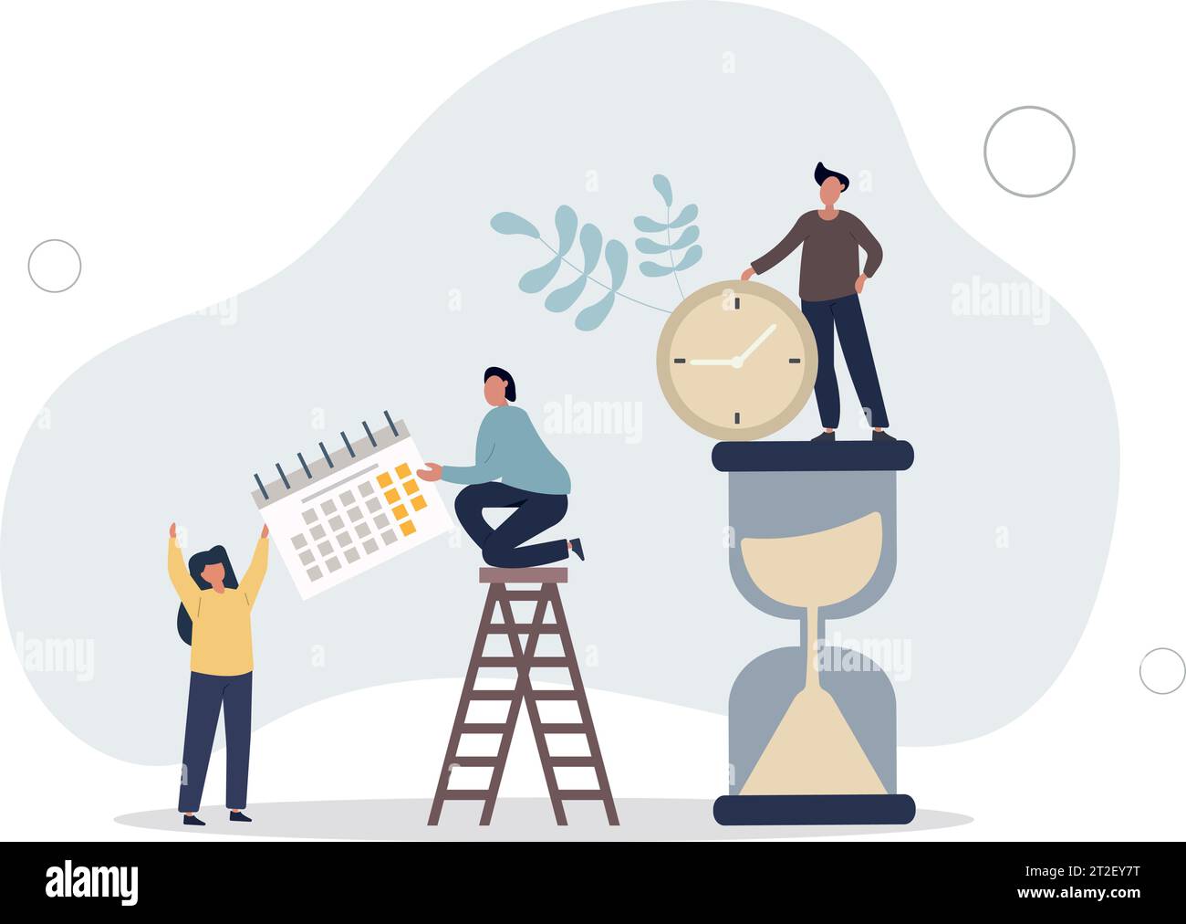 Time management cartoon hi-res stock photography and images - Alamy