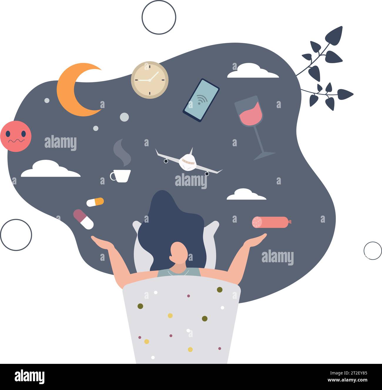 Insomnia causes and trouble with sleeping at night .Sleepless problem ... Insomnia causes and trouble with sleeping at night .Sleepless problem ...
