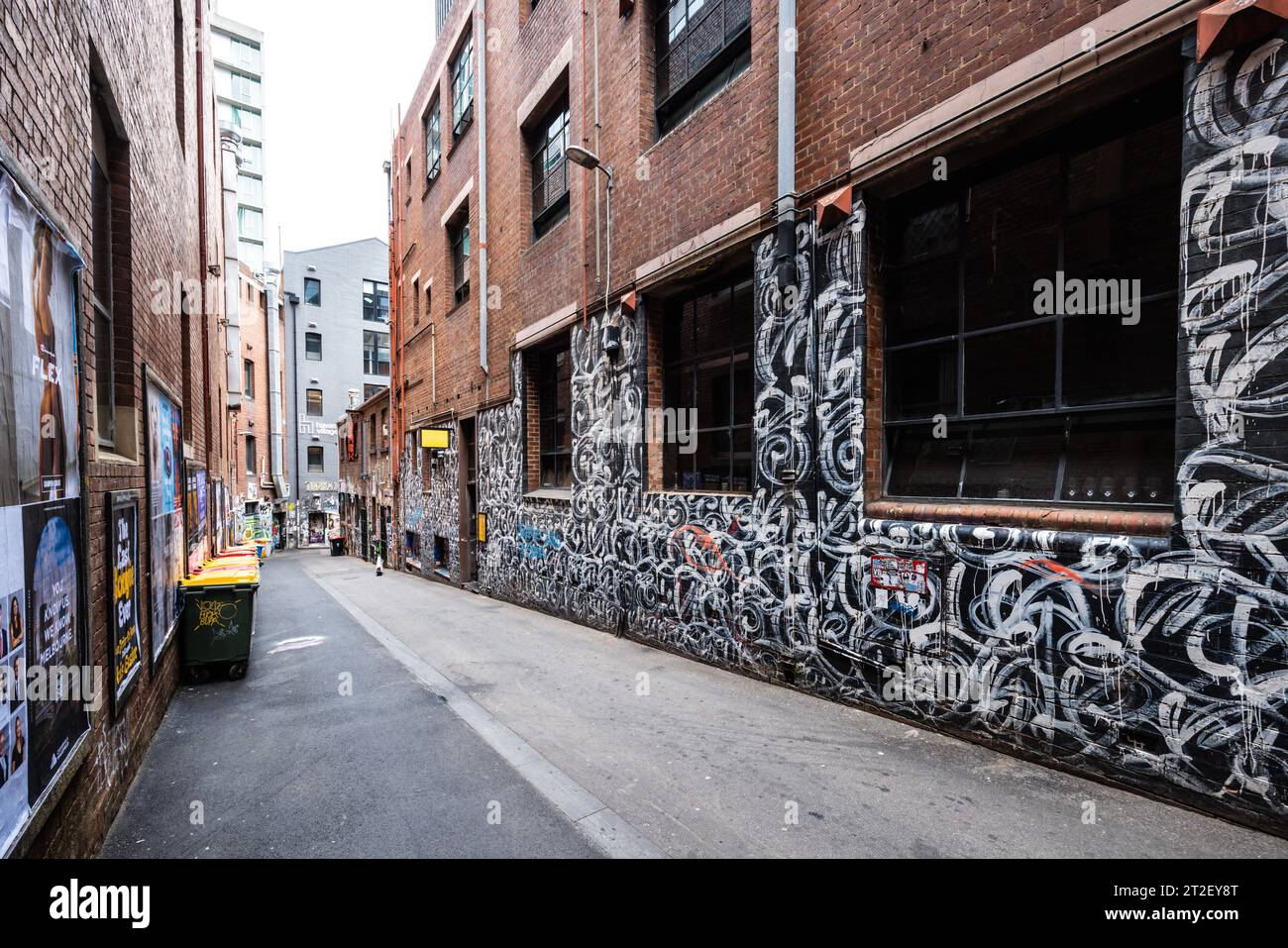 Duckboard Place Detail in Melbourne Australia Stock Photo - Alamy