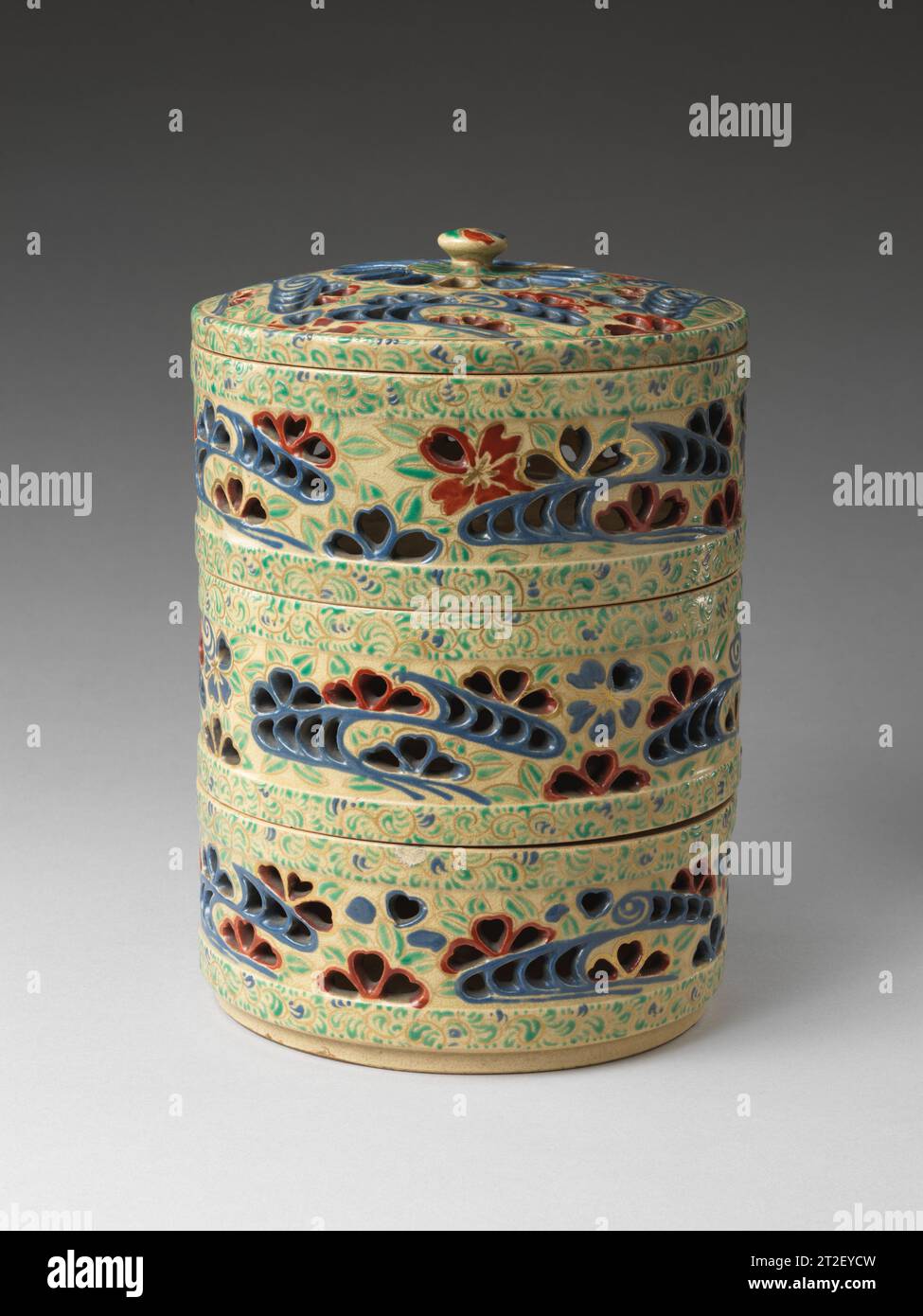 Flowers Floating Down an Autumn Stream Japan Edo period (1615–1868 ...