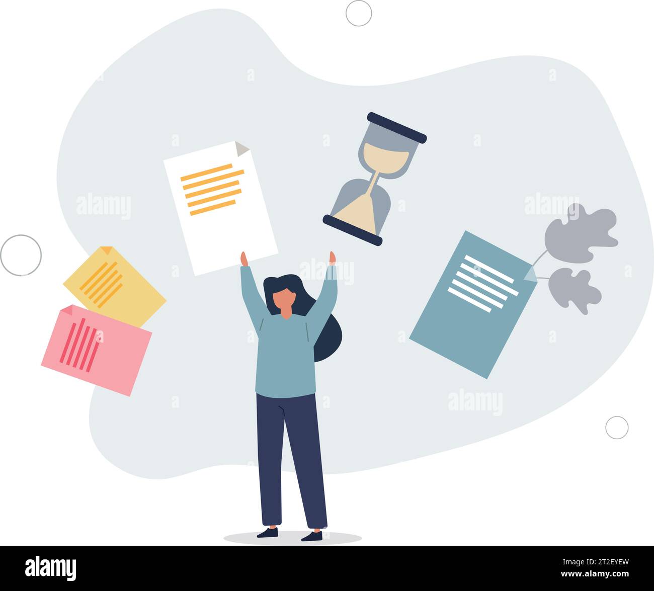 Time management and effective activity organization.Project deadline ...