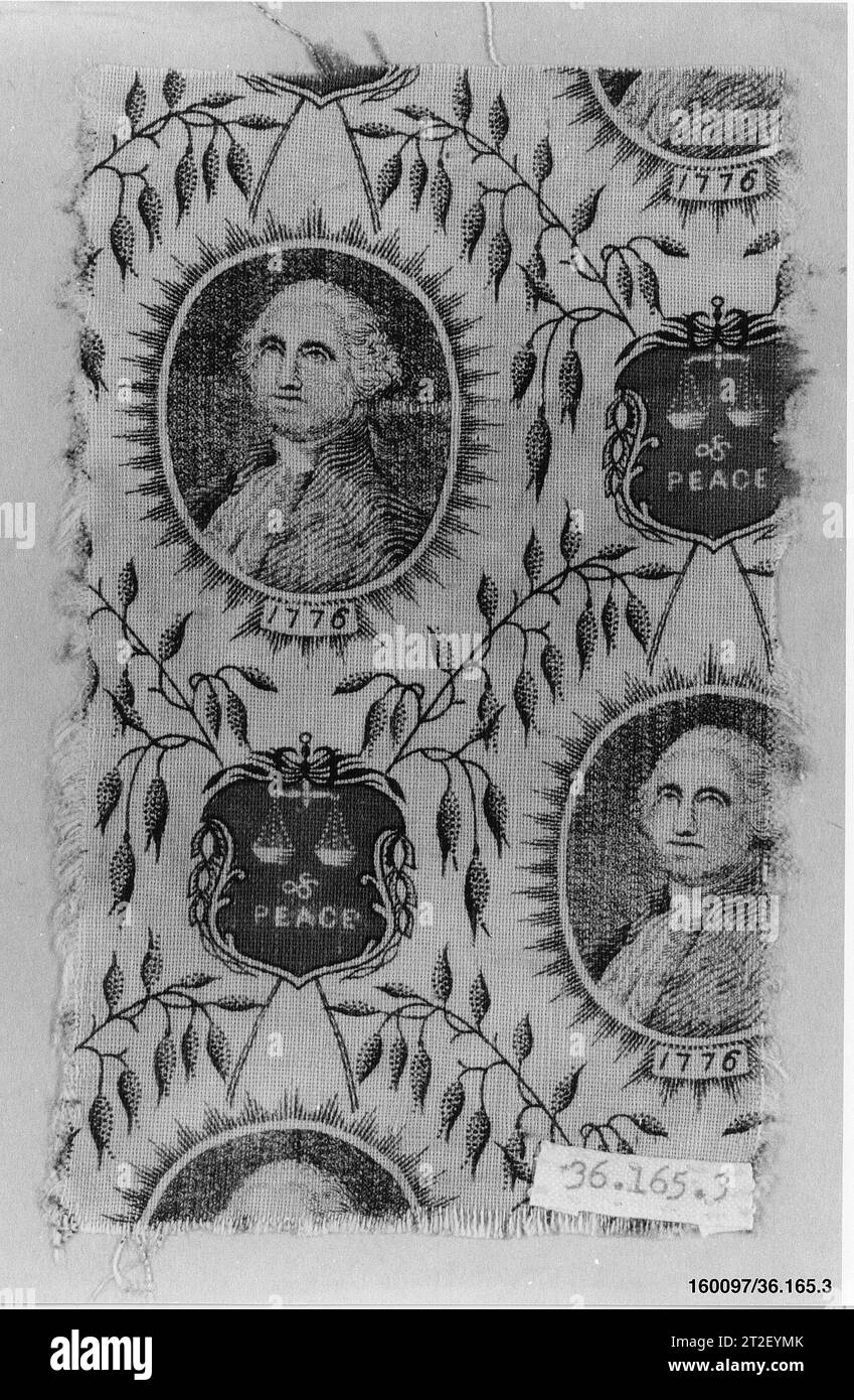 Piece The American Print Works American ca. 1876 Stock Photo - Alamy