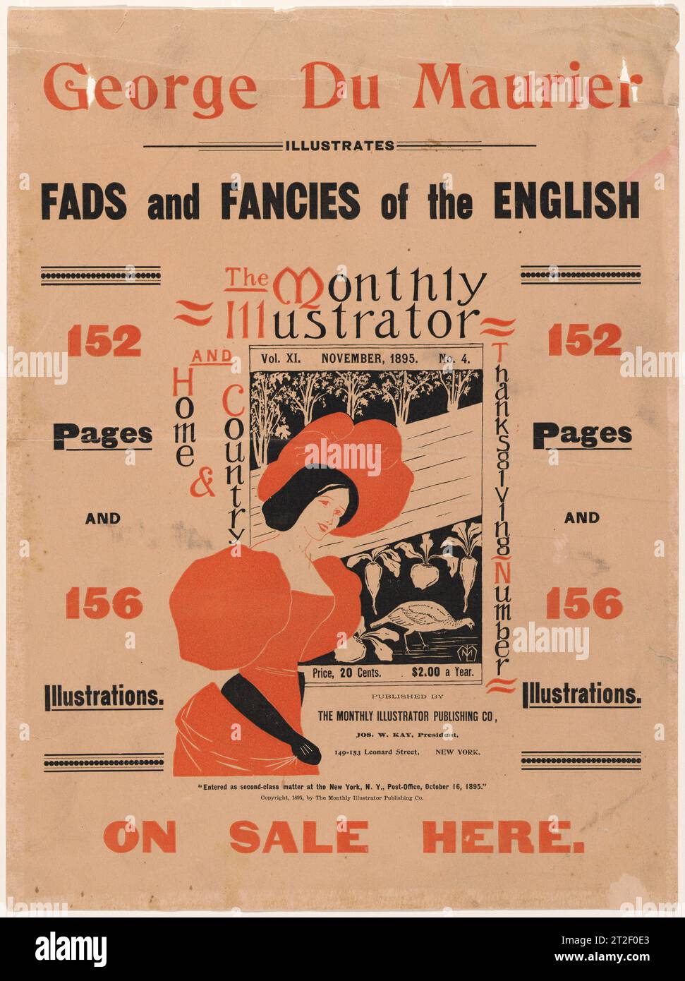 The Monthly Illustrator: November Anonymous, American, 19th century ...