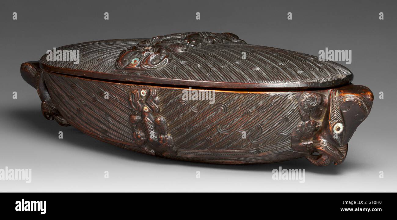 Treasure Box (Wakahuia) Maori people mid- to late 19th century View ...