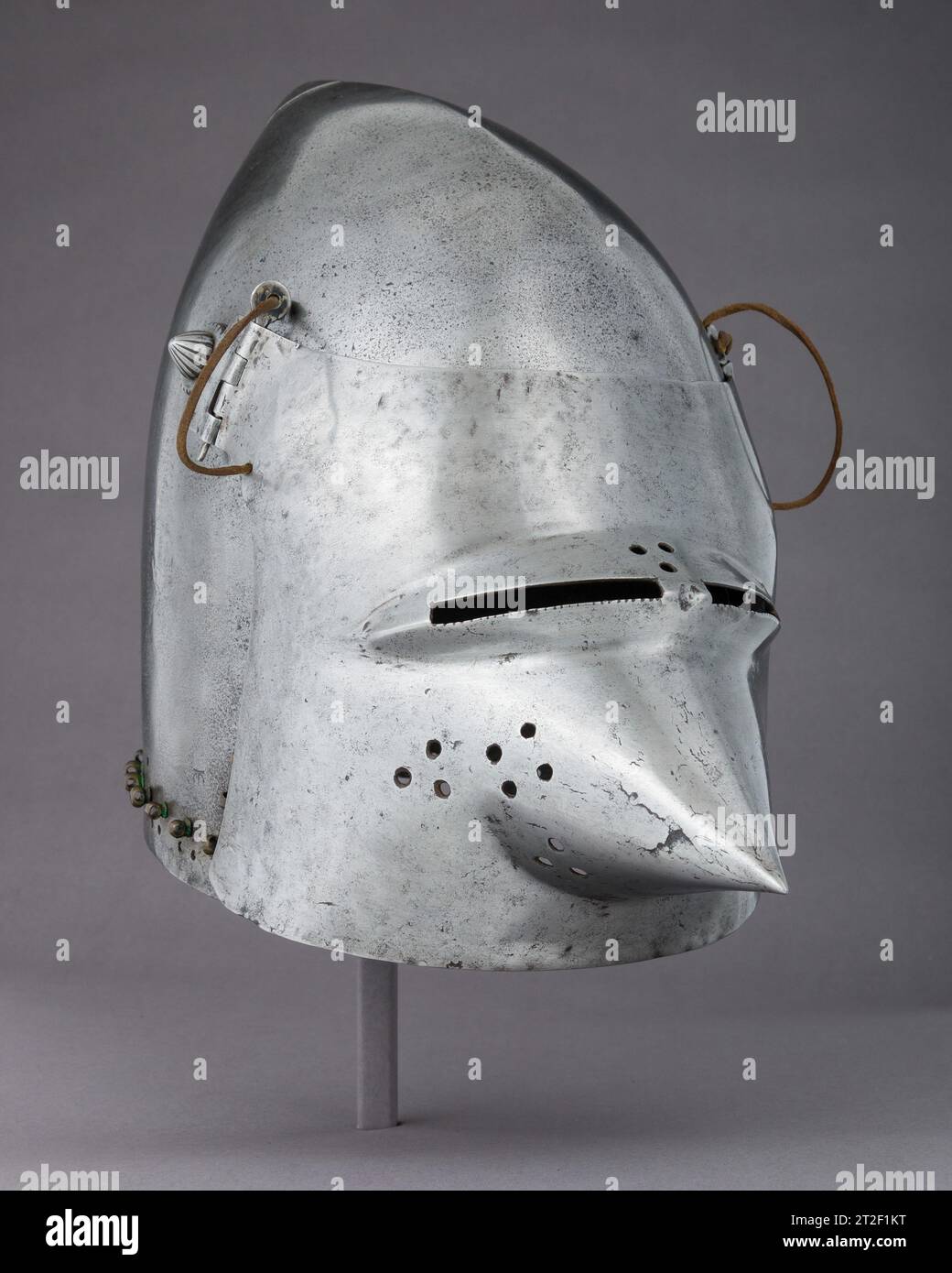Visored Bascinet German ca. 1400 Stock Photo - Alamy