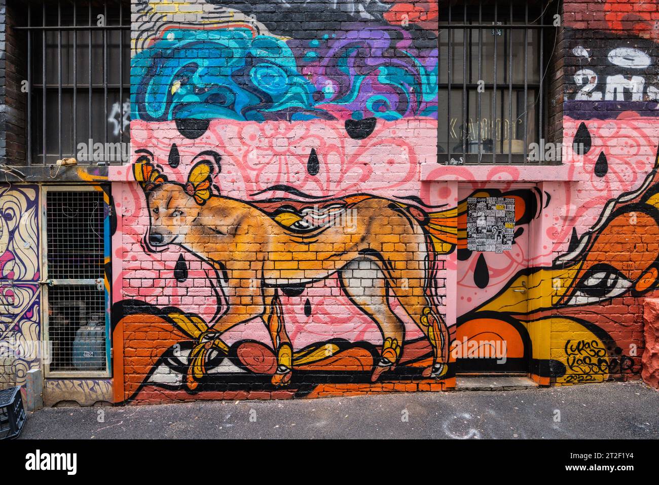 Duckboard Place Detail in Melbourne Australia Stock Photo - Alamy