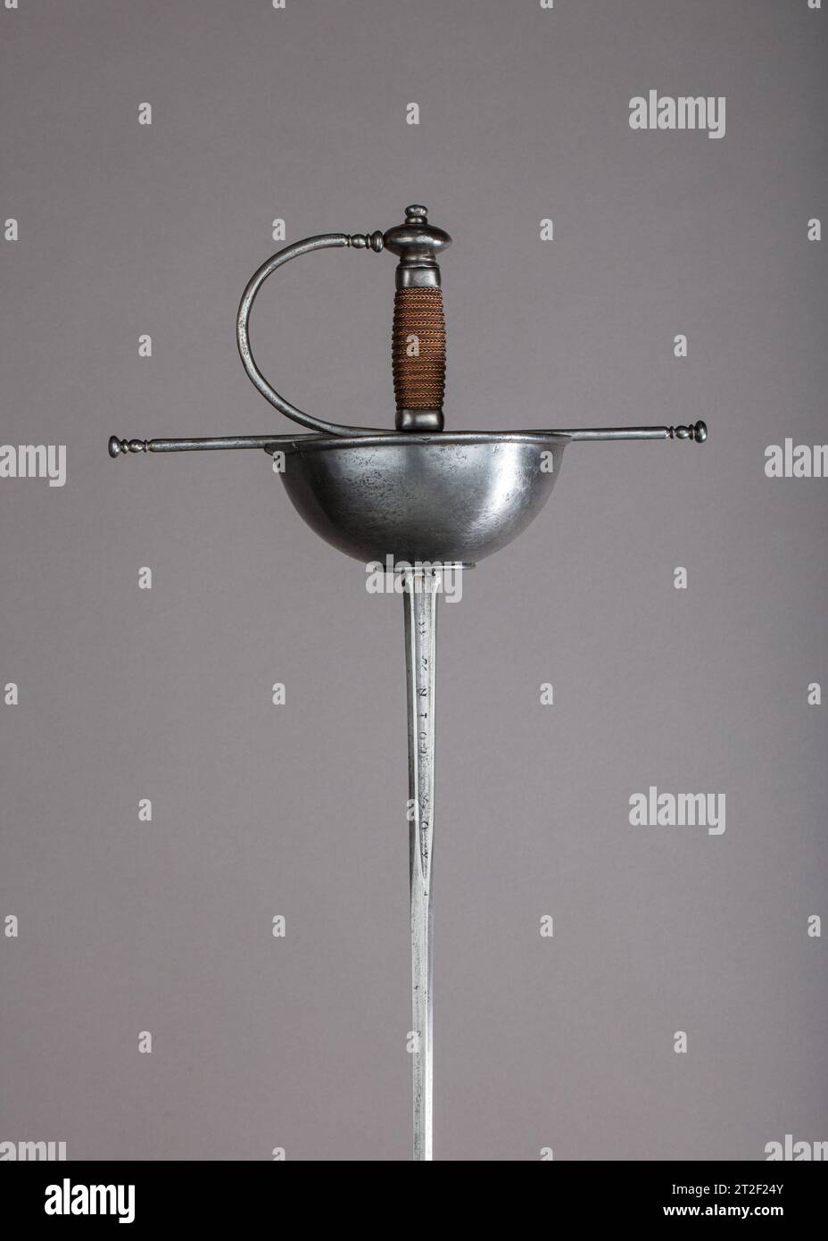 Cup-Hilted Rapier Spanish, Toledo 17th century; grip and restorations ...