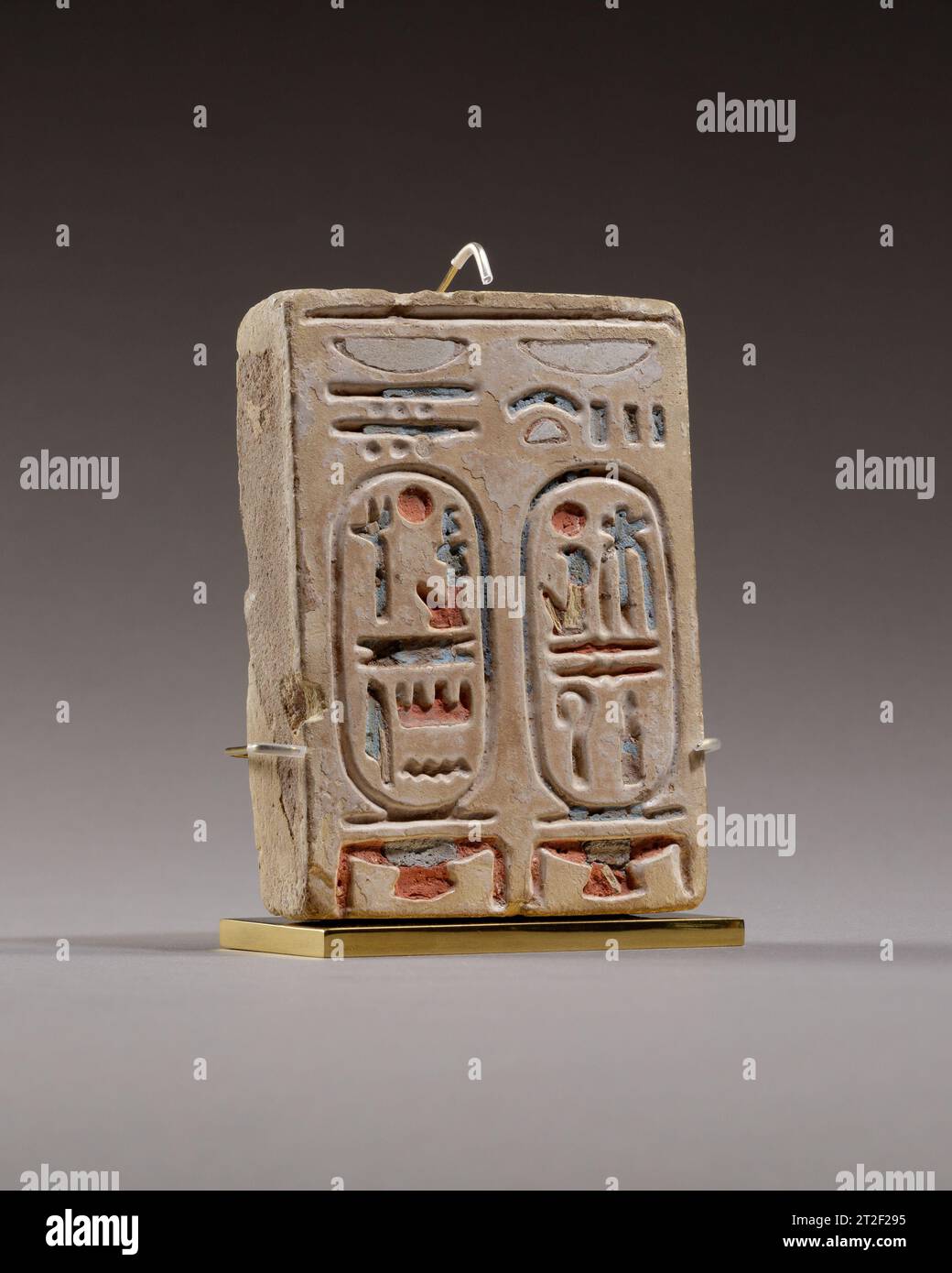 Tile with the names of Ramesses III New Kingdom, Ramesside ca. 1184 ...