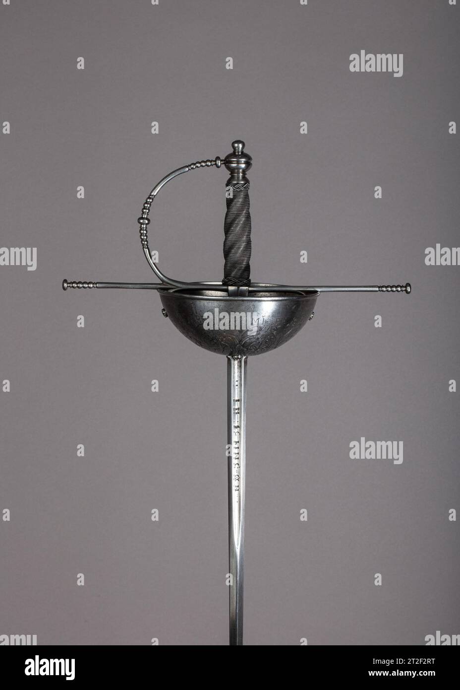 Cup-Hilted Rapier blade, German, Solingen; hilt, Spanish 17th century ...