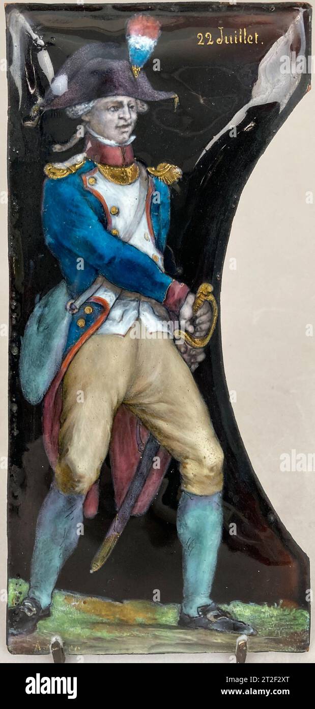 A French Military Officer Enameler Alfred-Bernard Meyer French 1892 ...