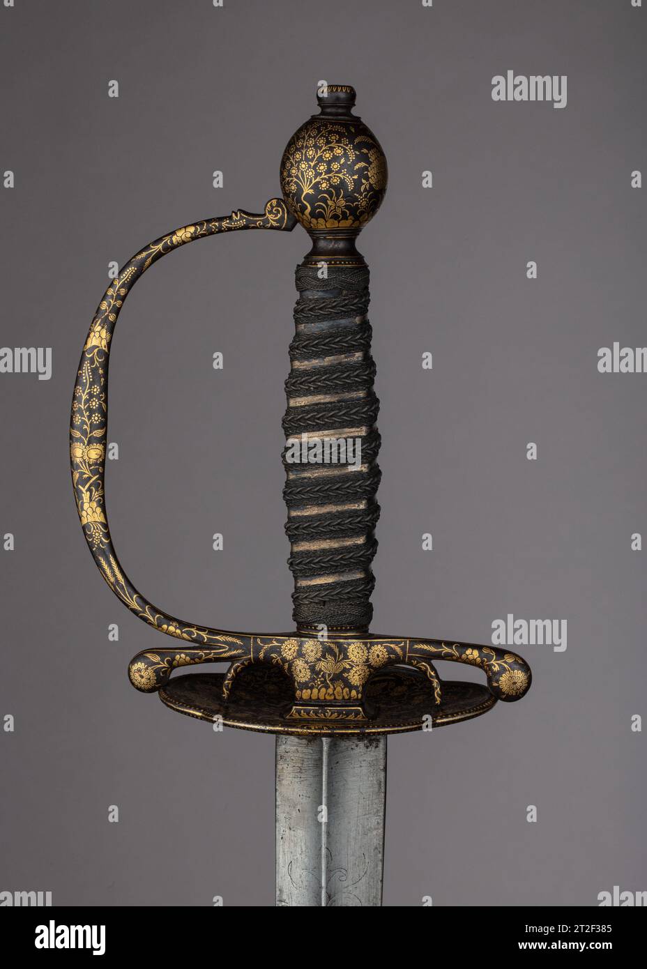 Smallsword hilt, possibly India; blade, possibly European possibly 1790 ...