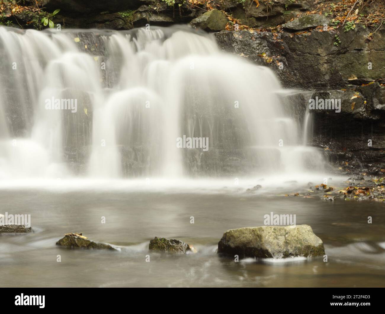 Scaleber Foss Waterfall, Yorkshire Dales National Park, UK Stock Photo ...