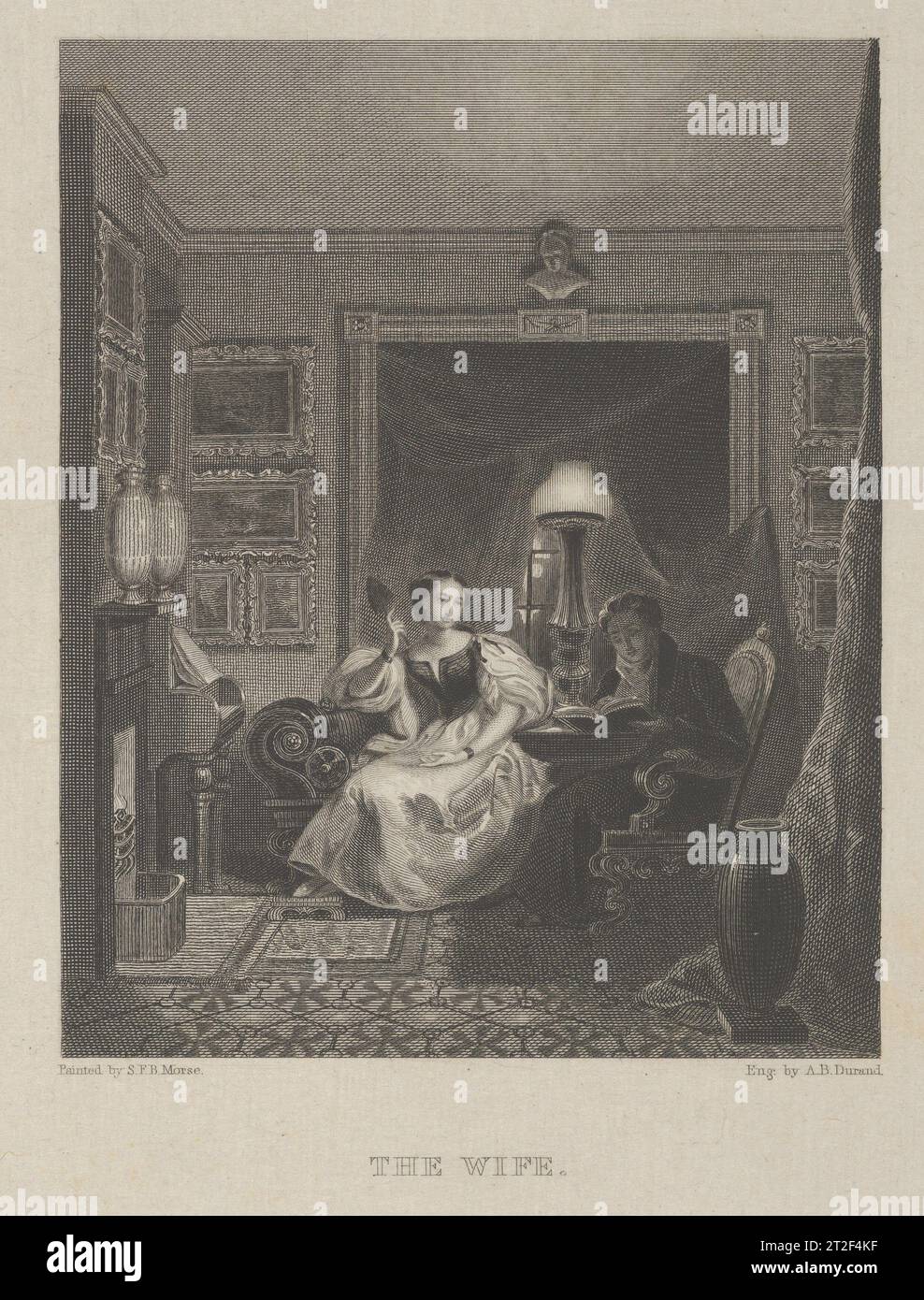 The Wife Asher Brown Durand American After Samuel F. B. Morse American ...