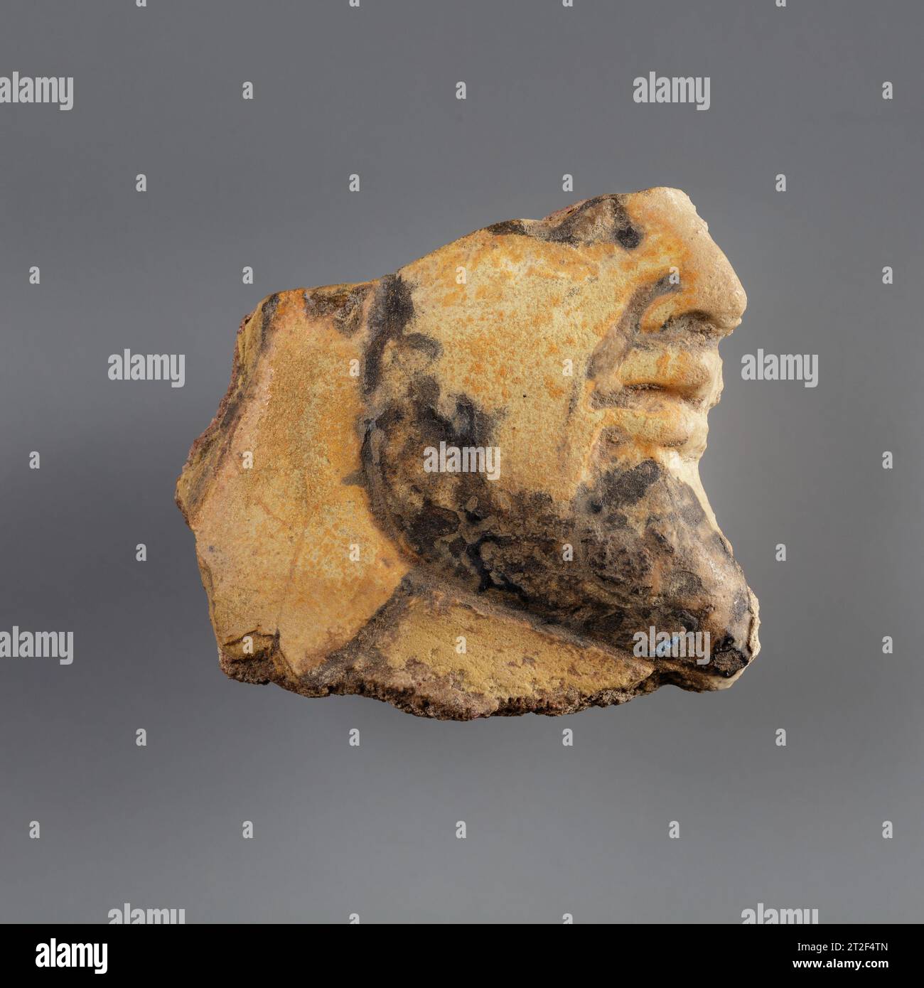 Tile with a head of a Mesopotamian captive from the palace of Ramesses ...