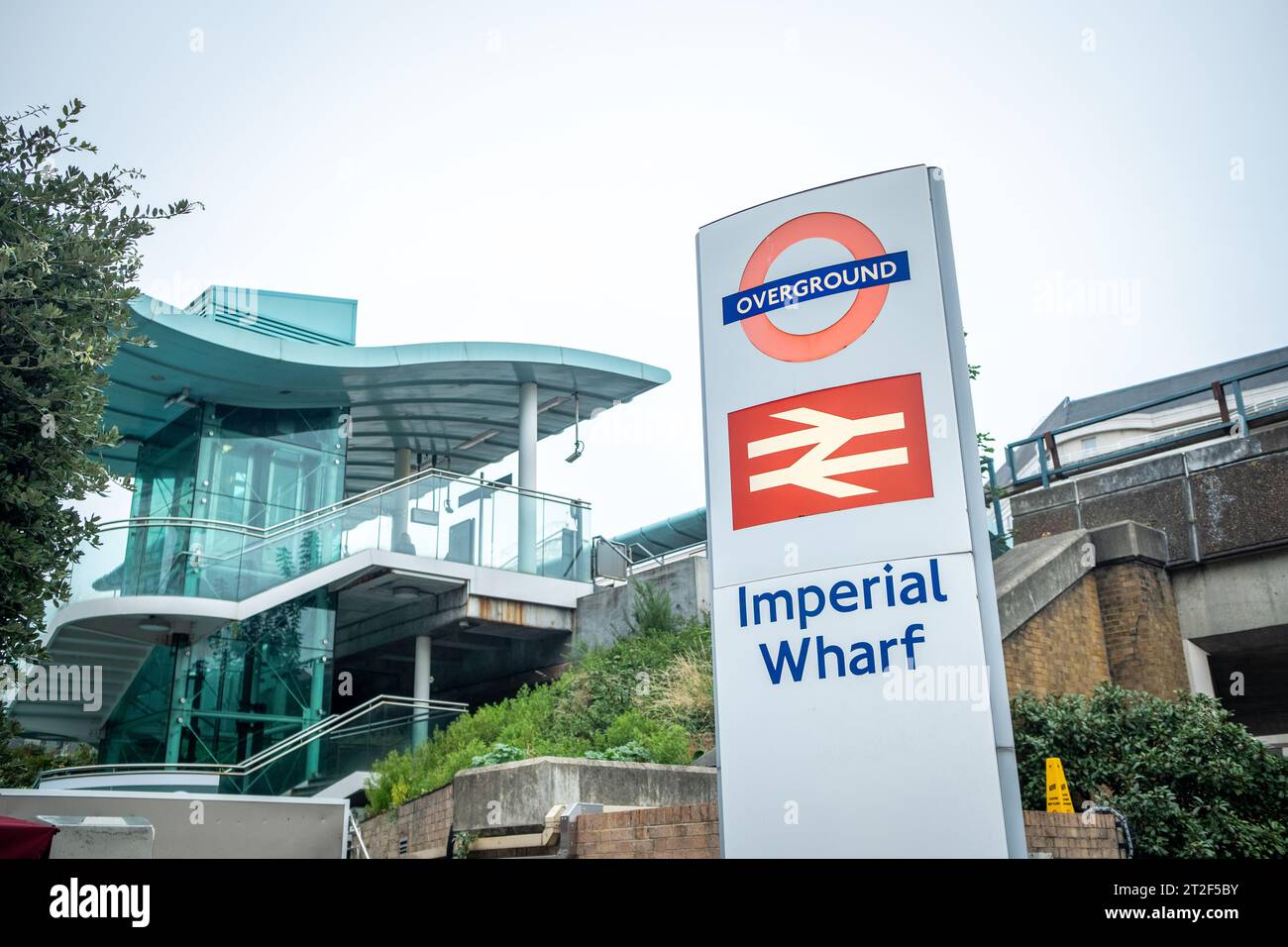 London- October 2, 2023: Imperial Wharf Station- London Overground and ...