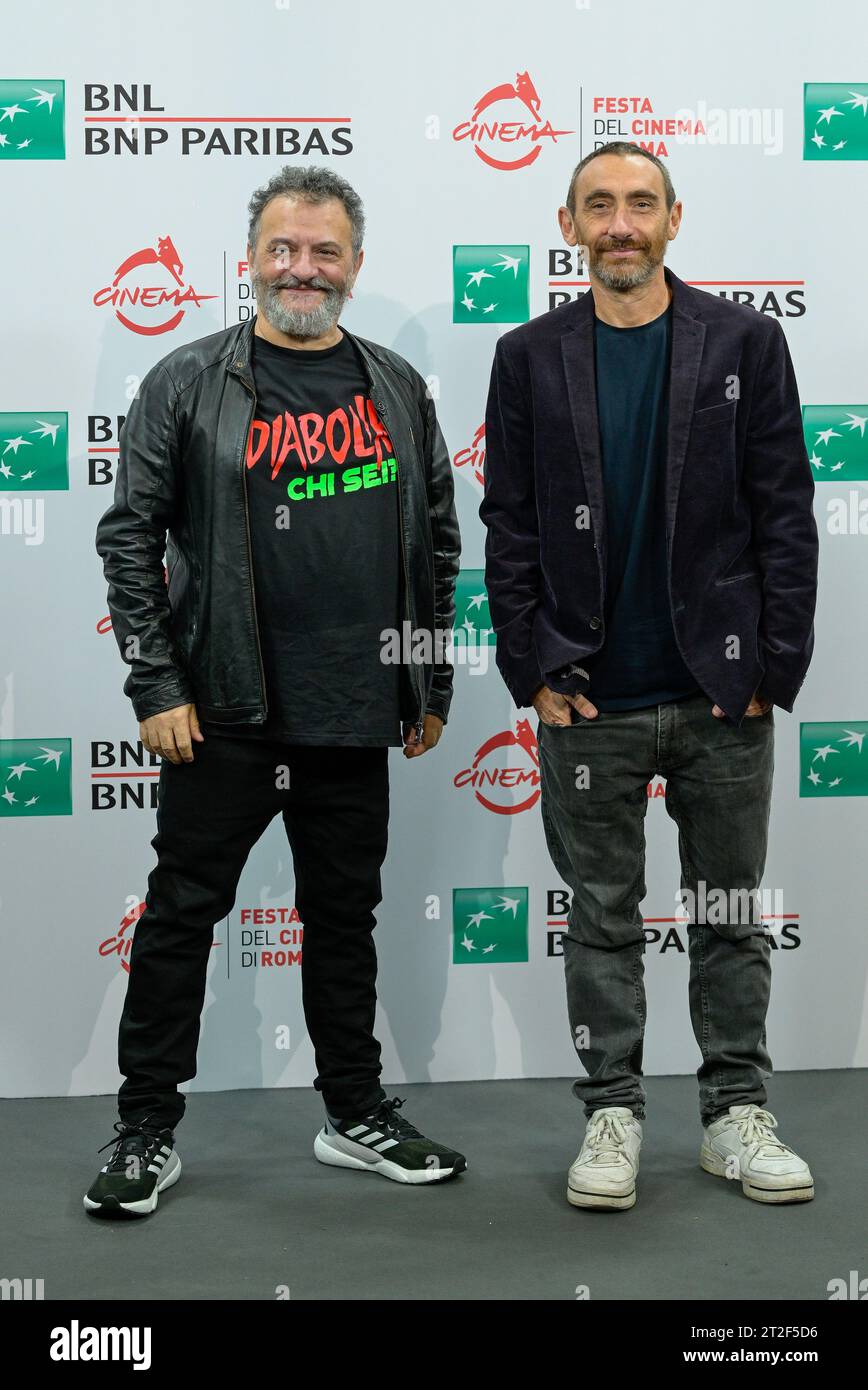 Rome, Italy. 19th Oct, 2023. Marco Manetti, and Antonio Manetti attends ...